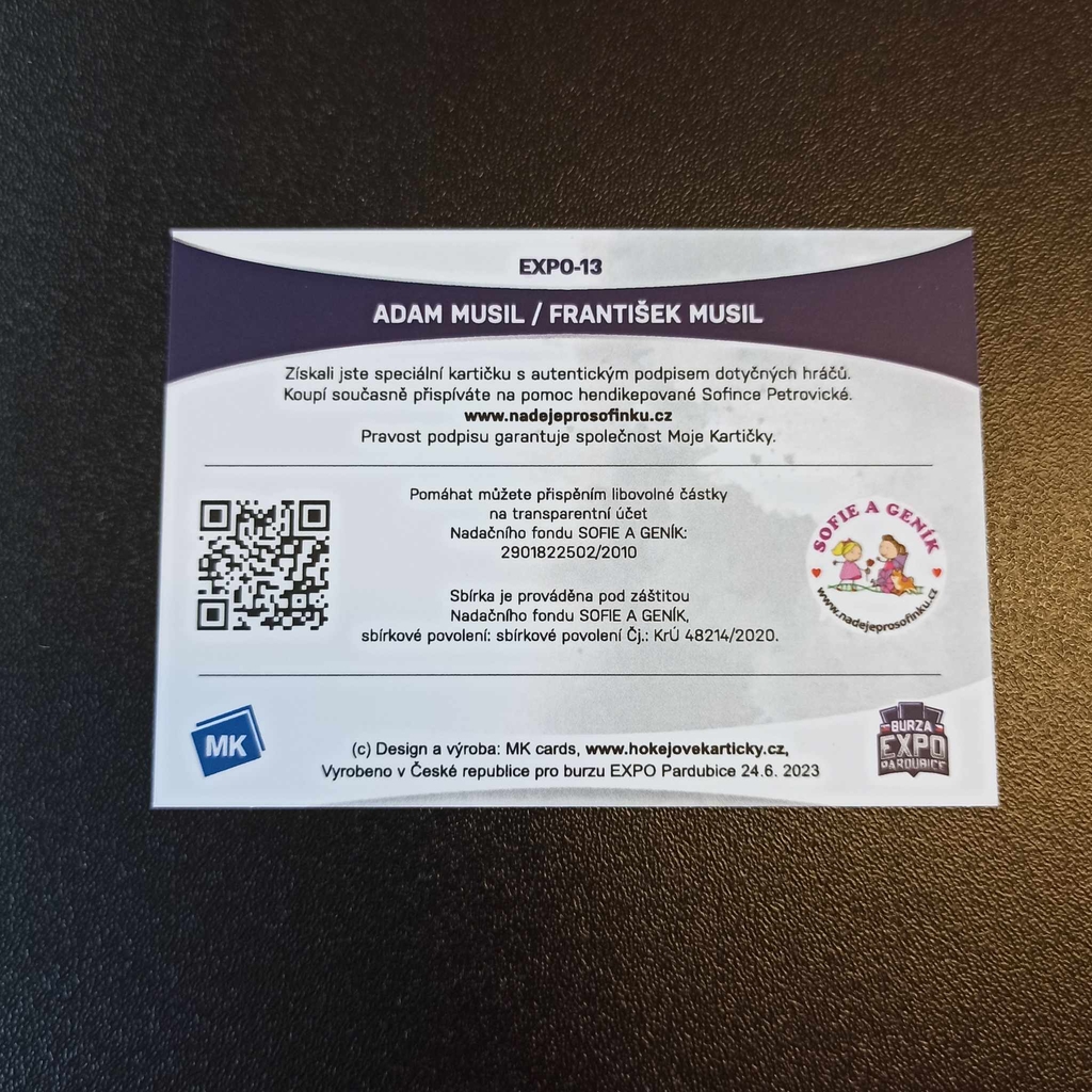 Adam Musil a František Musil 2023 MK EXPO Pardubice - podpisová ...