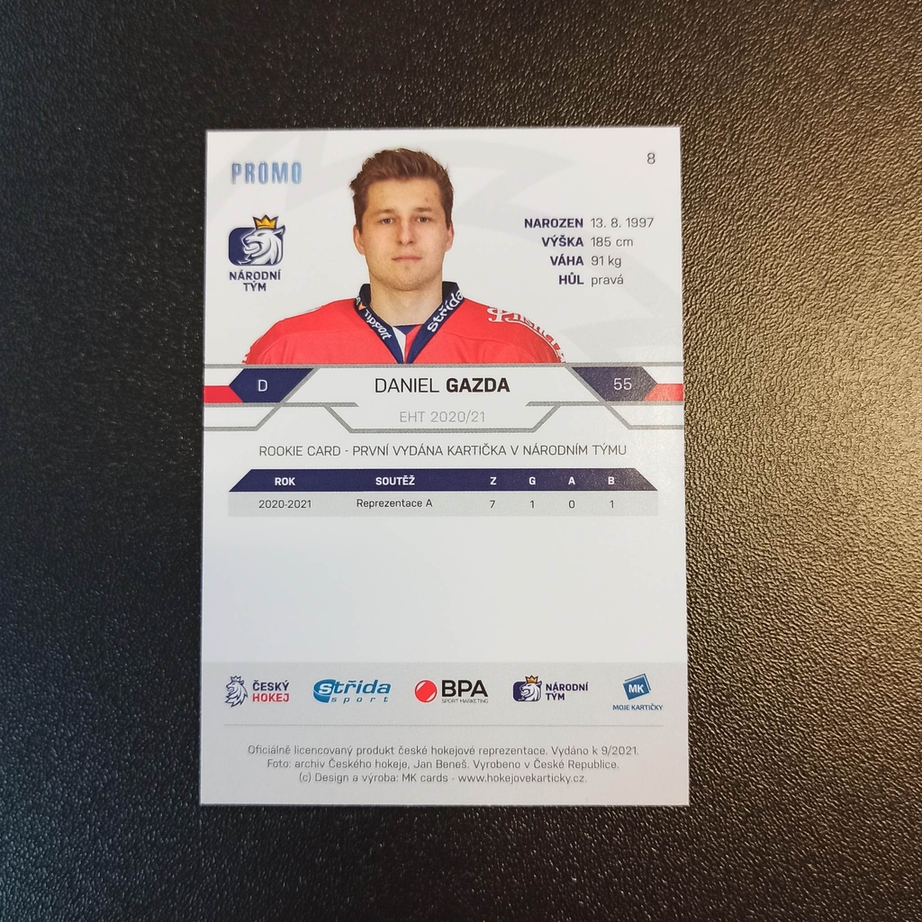 Daniel Gazda 2021 MK PROMO | Hokejové kartičky
