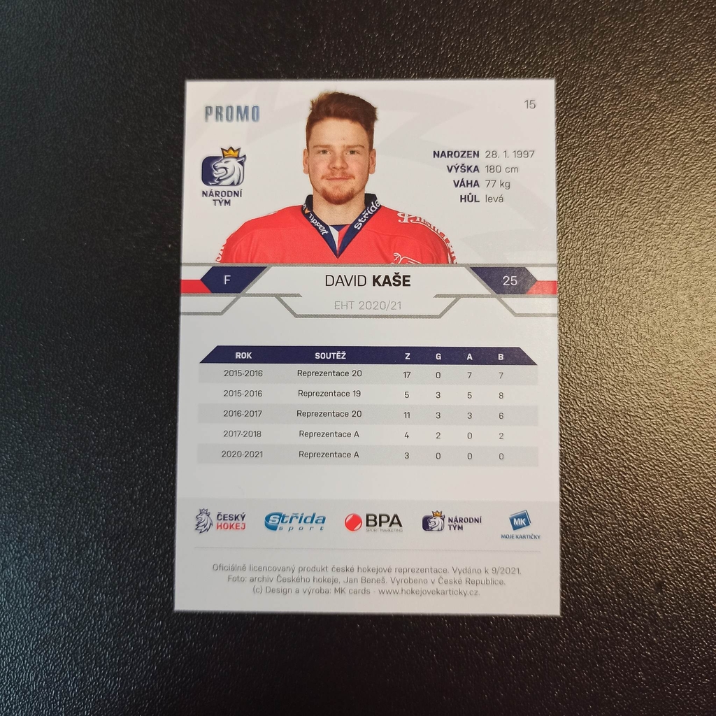 David Kaše 2021 MK PROMO | Hokejové kartičky